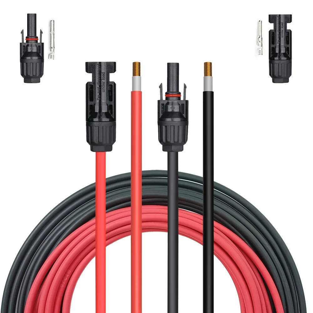 Solar-Extension-Cable-with-Female-and-Male-Connector-12AWG-with-Extra ...