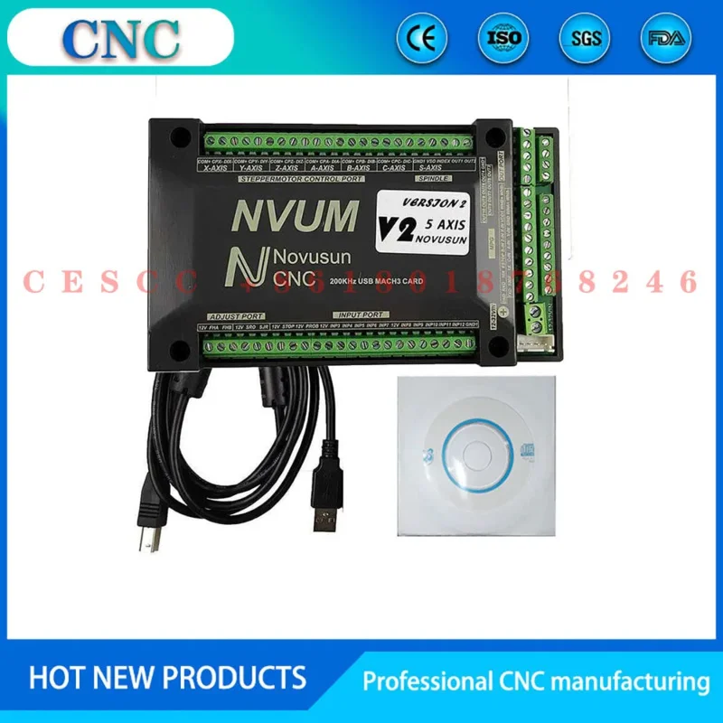 6-axis-USB-CNC-controller-mach3-NVUM-V2-200KMz-3-4-5-motion-control ...