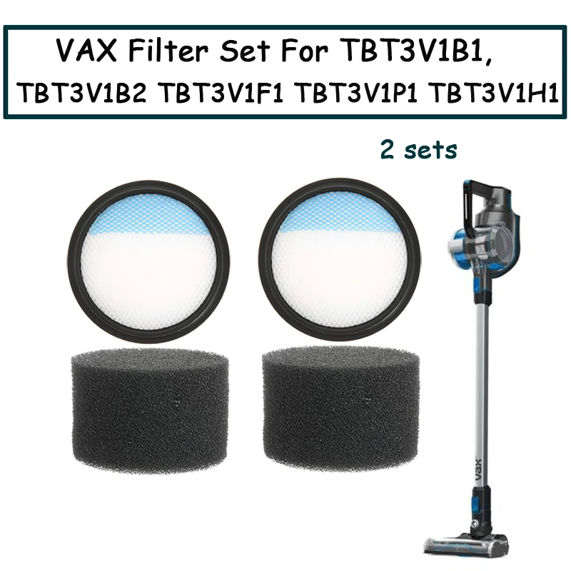 Vax Pre Motor & Foam Filter Kit For 32v Blade Tiger 24v Cordless ...
