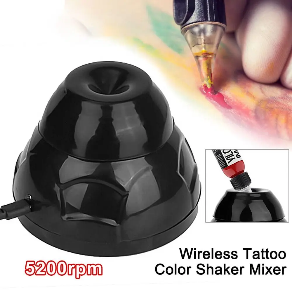 Mini Powerful Electric Wireless Saving Time Vortex Mixer Tattoo Pigment ...