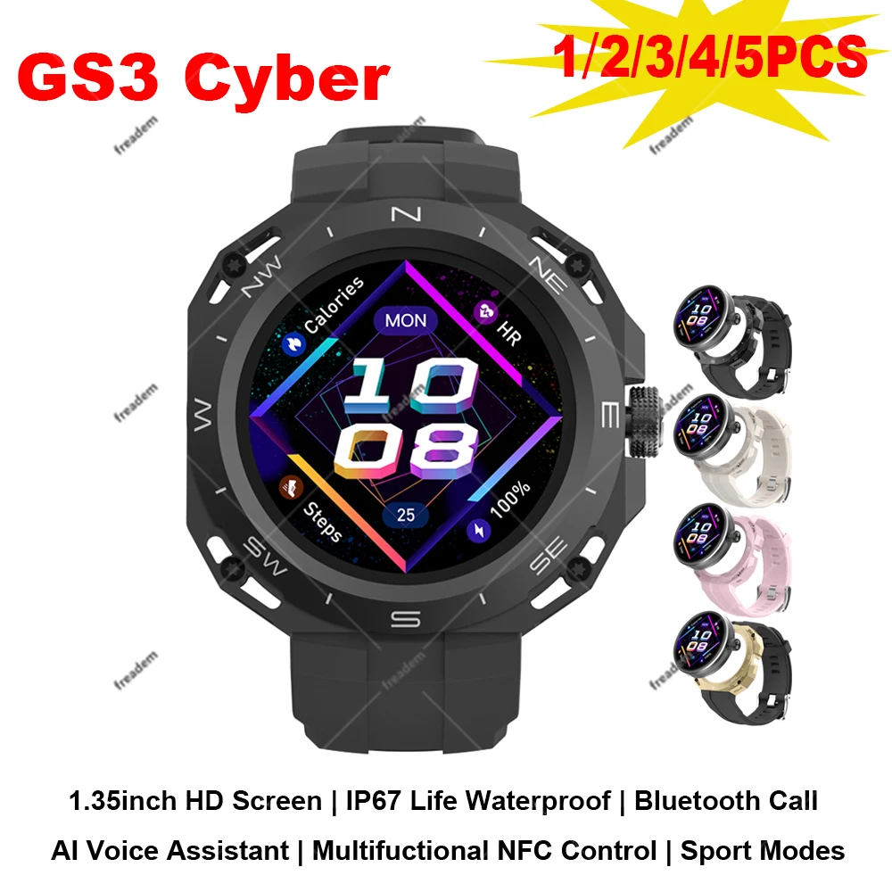 GS3-Cyber-Smart-Watch-Men-Women-1-35inch-Bluetooth-Call-NFC-Health-Monitoring-Message-Reminder ...
