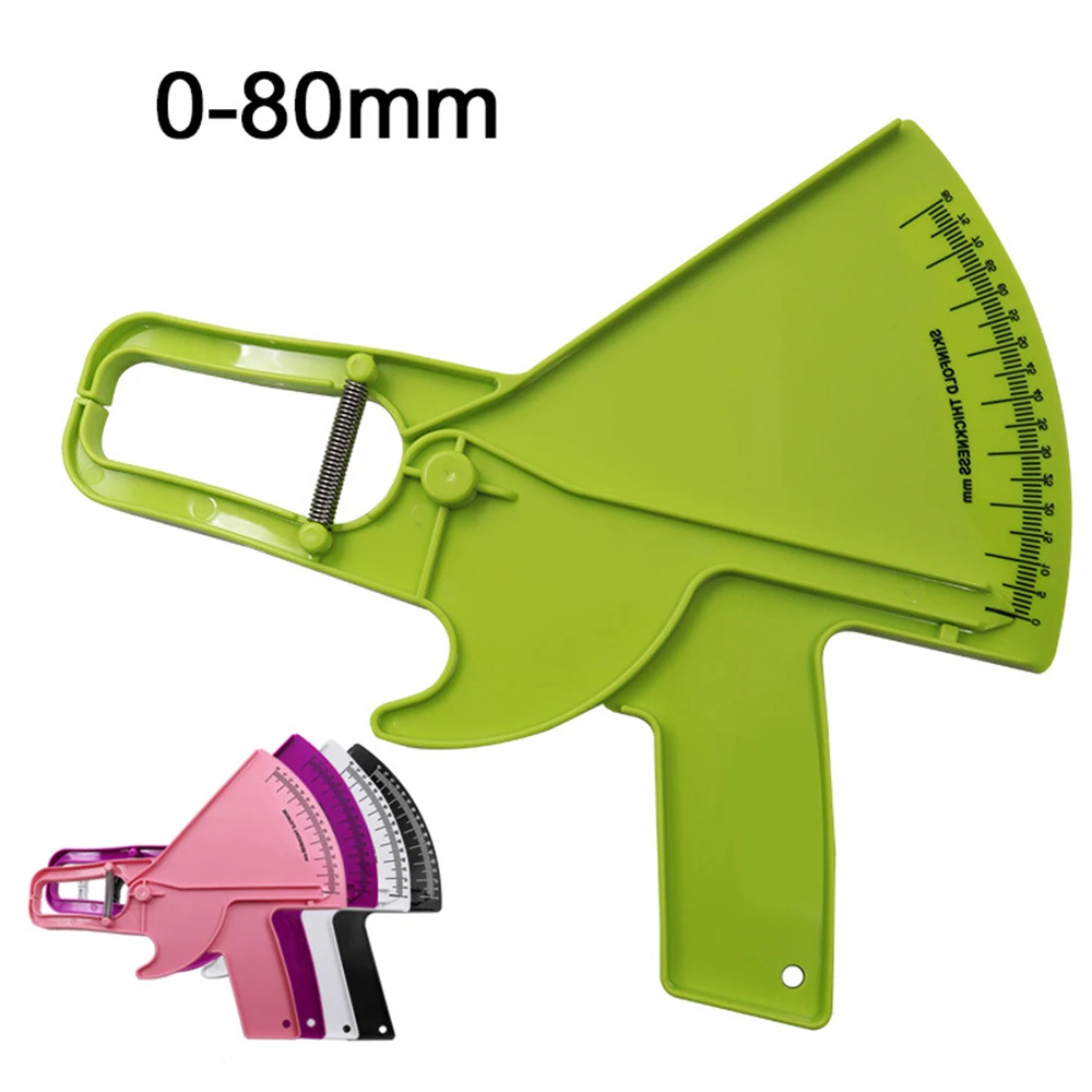 0-80mm-Body-Fat-Measure-Tester-Analyzer-Sebum-Caliper-Clamp-Shaped ...