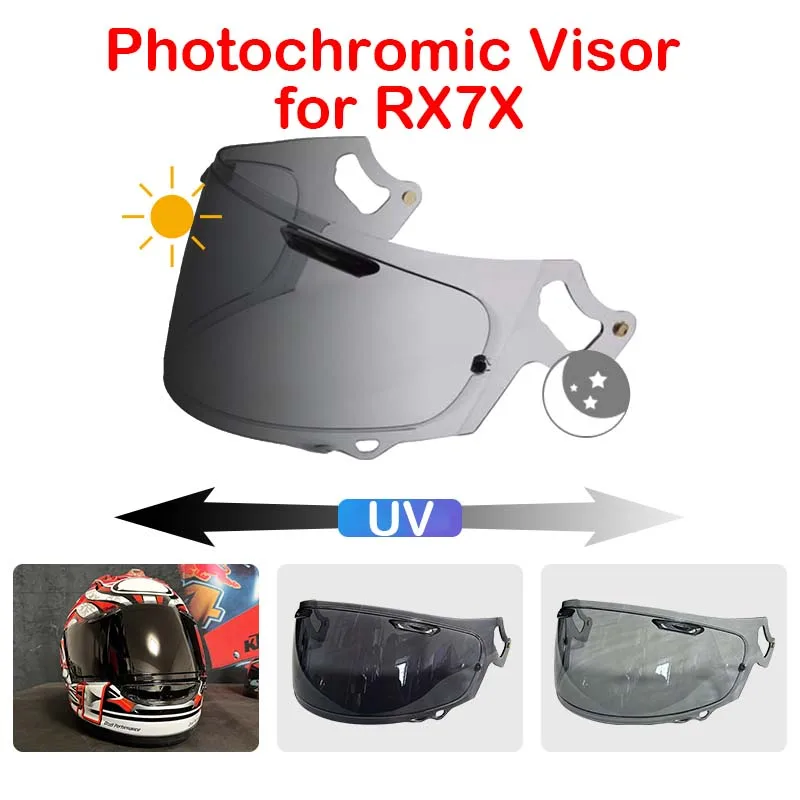Photochromic-Visor-for-ARAI-RX-7X-RX7X-CORSAIR-X-RC-RX-7V-RX7V-PAPIDE ...
