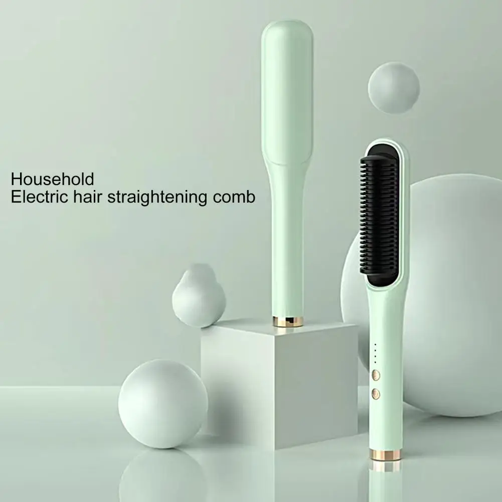 Smooth Styling Unisex Hairdressing Electric Heat Comb Hair Fast ...