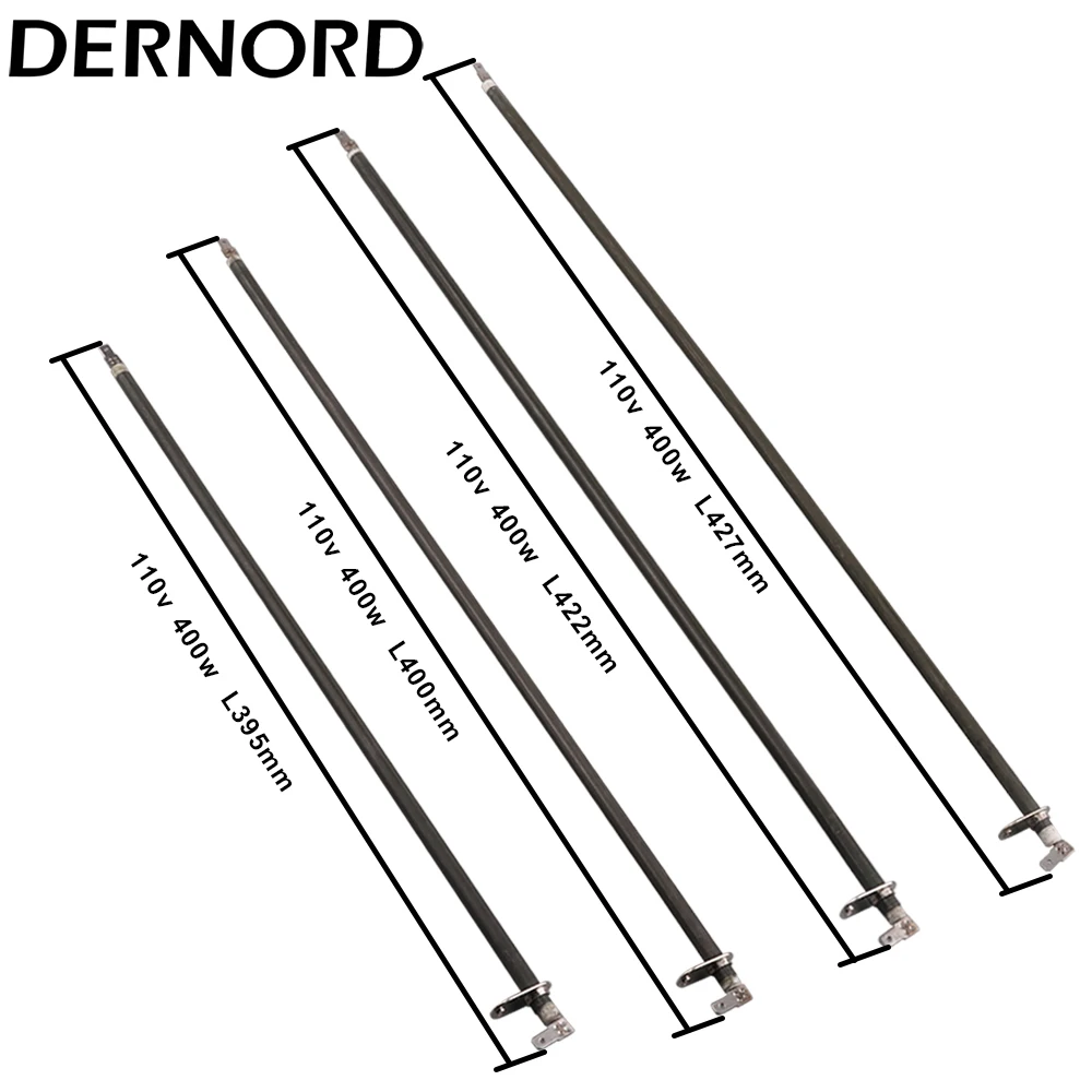 DERNORD-110V-400W-Air-Tubular-Heating-Element-Electric-Straight-Pipe-With-Metal-Sheet-by ...