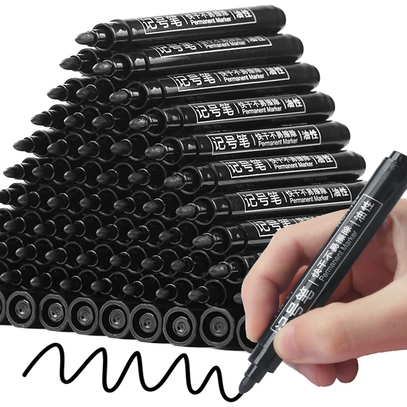 Stylos marqueurs permanents étanches pour logistique, 1 3 Mm, affiche d ...