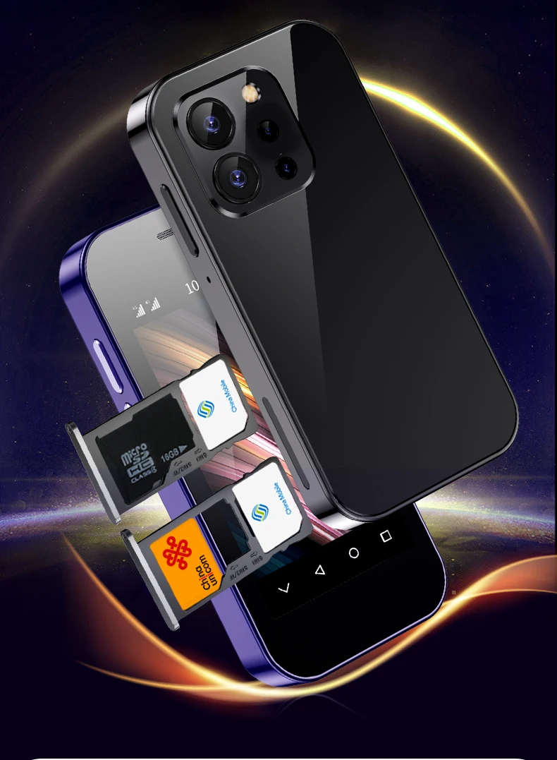 SOYES XS15 Pro 3.0 Inch 4G Mini Smartphone Android 9 Dual Sim Face ID ...