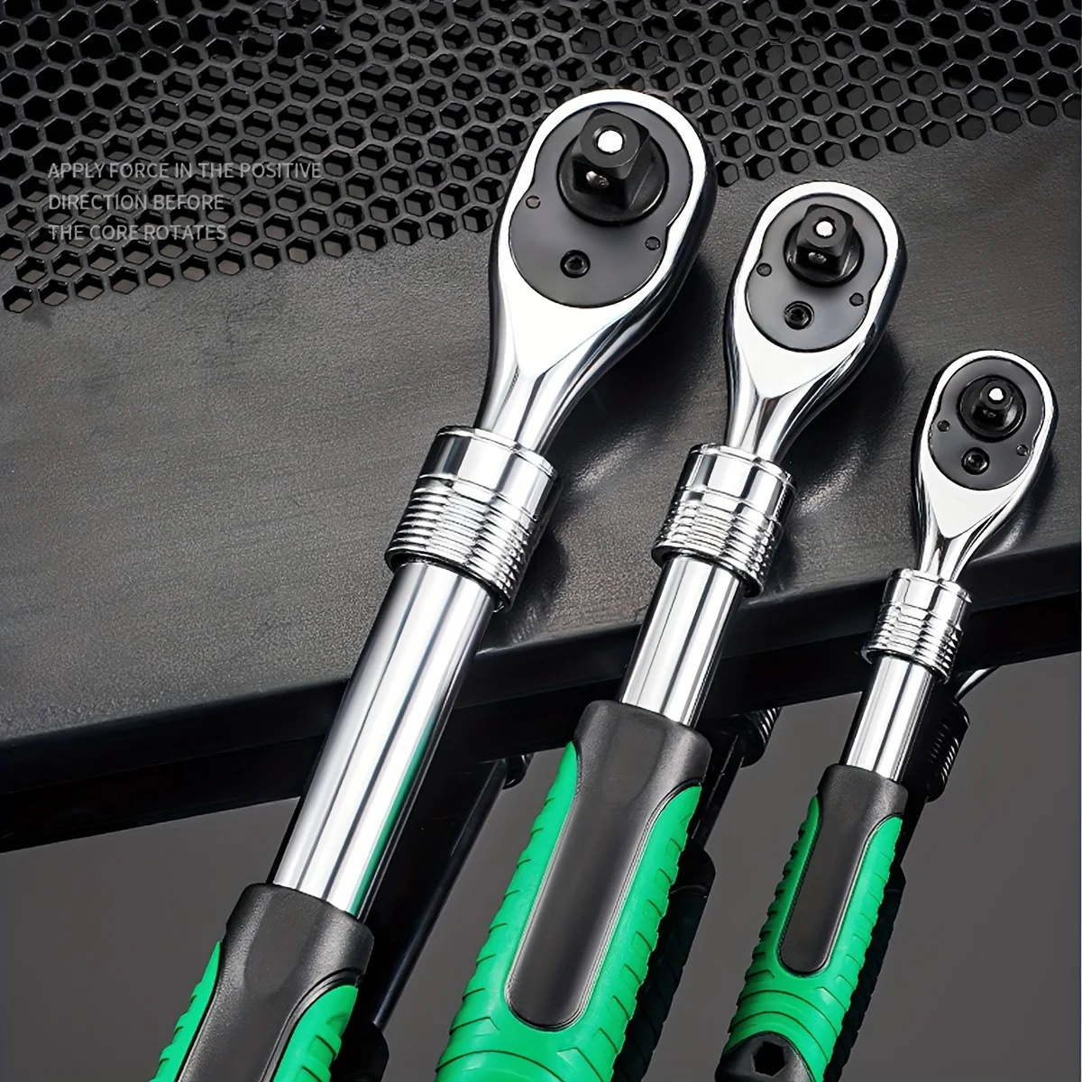 1-4-3-8-1-2-Inch-Drive-Socket-Ratchet-Set-Extendable-Handle-Wrench-72 ...