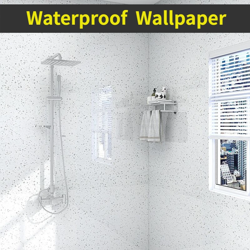 Bathroom-Self-adhesive-Wallpaper-Waterproof-Wall-Stickers-Toilet ...