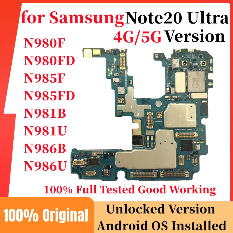 Placa-m-e-desbloqueada-para-Samsung-Galaxy-Note-20-Ultra-Logic-Board ...