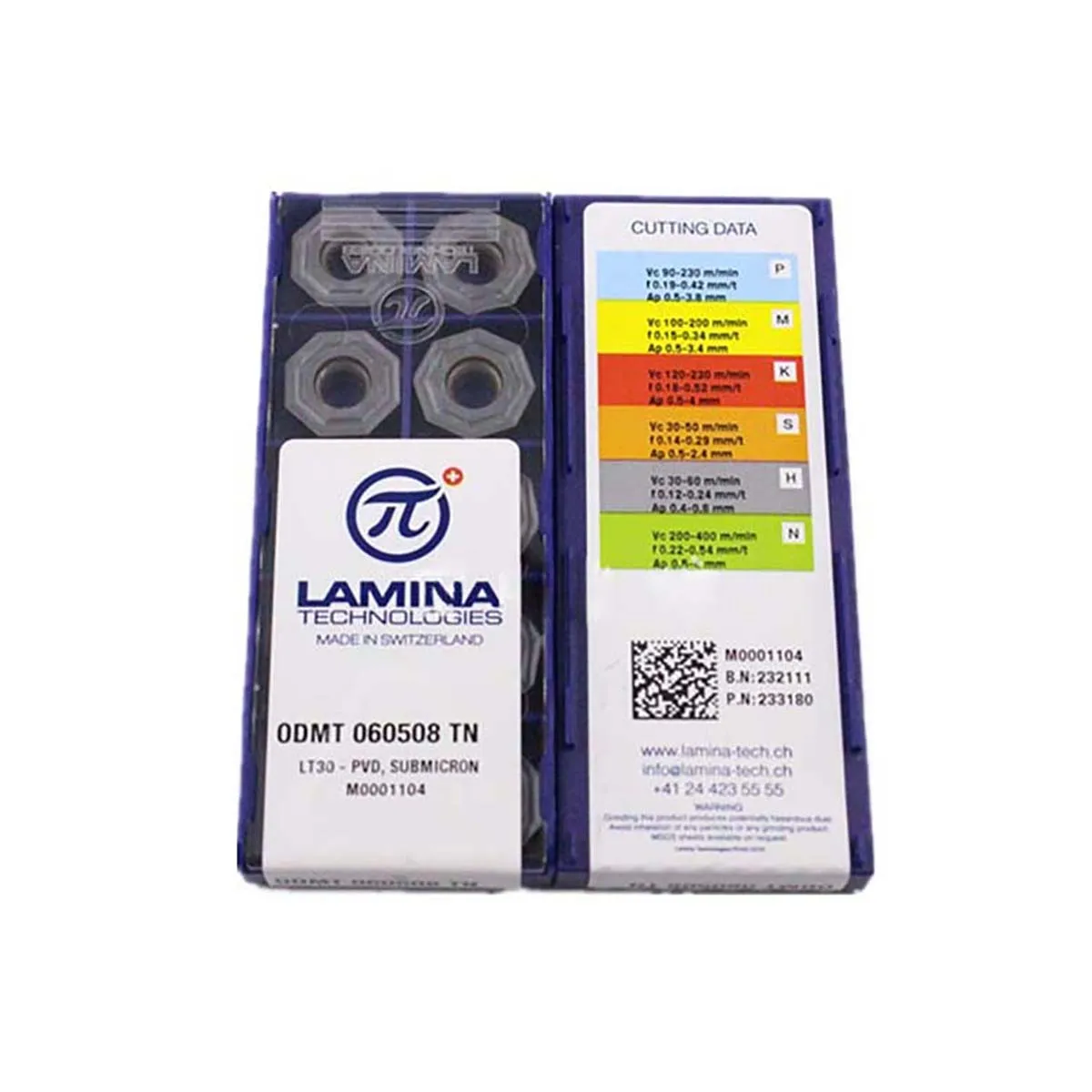 LAMINA-100-Original-ODMT-ODMT06-ODMT060508-TN-LT30-Tool-Inserts-Carbide ...