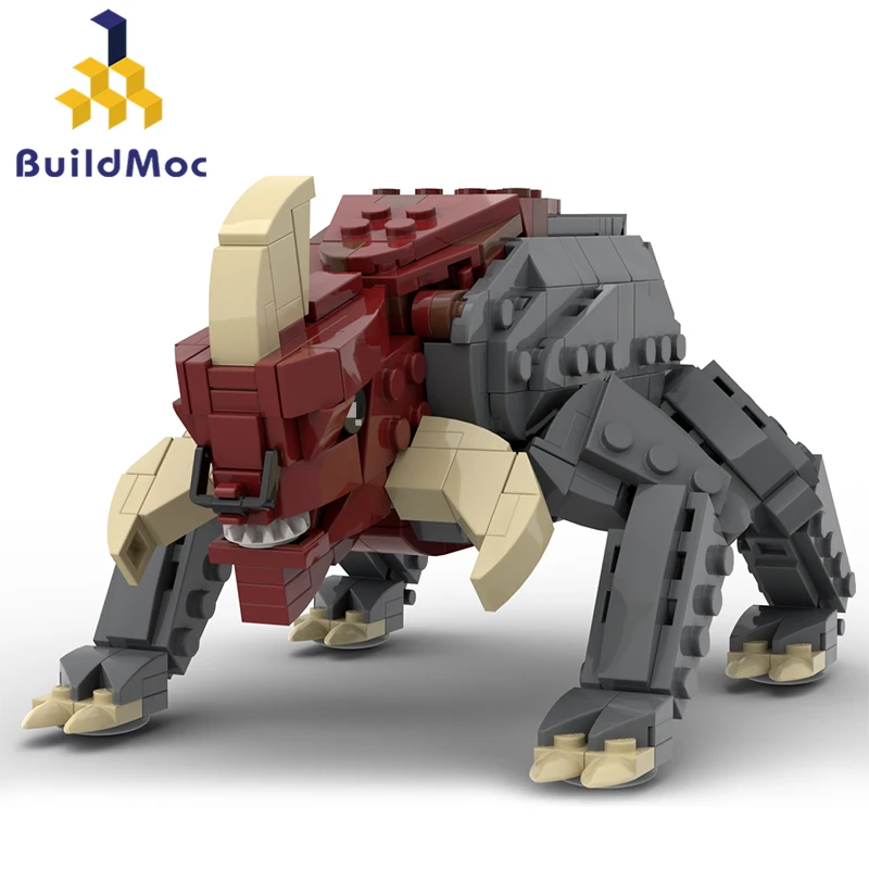 BuildMoc-Space-Wars-Reek-Rhinoceros-Acklay-Monster-Building-Blocks-Set ...