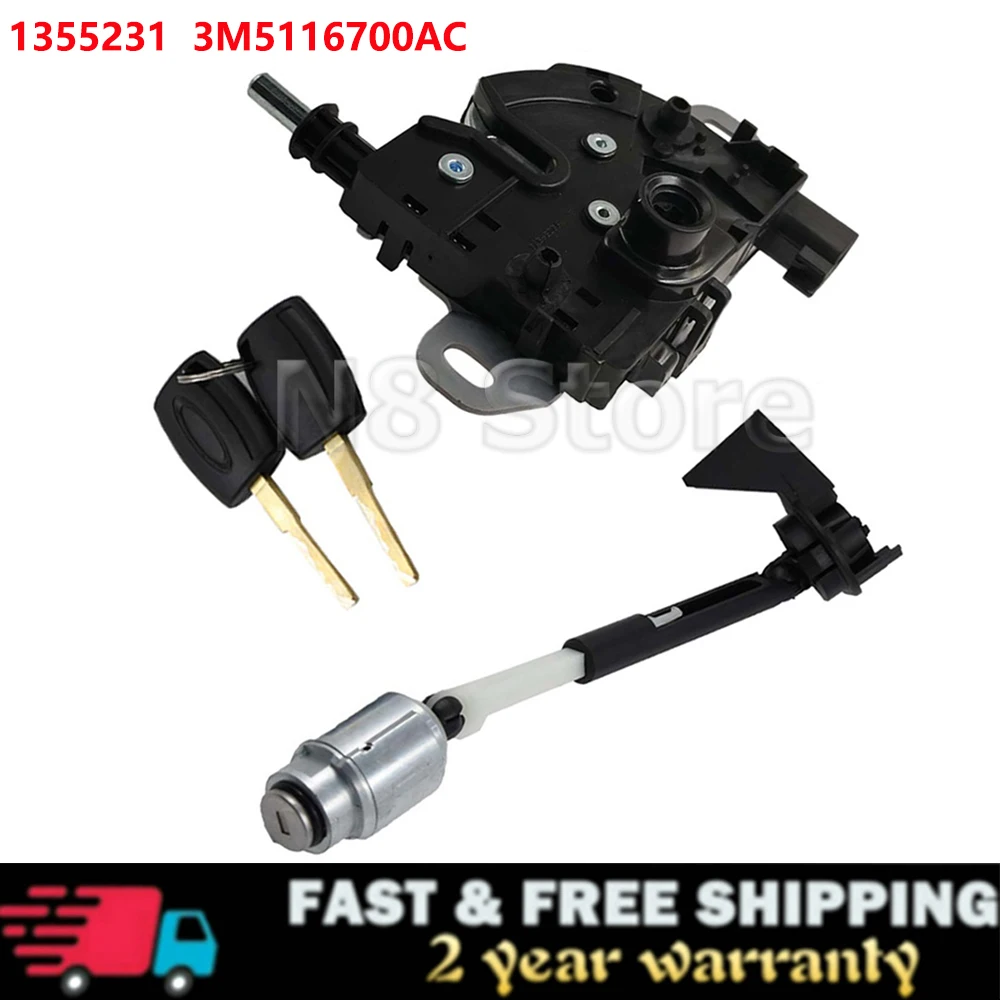 1355231-4M5AA16B970AB-3M5116700AC-Bonnet-Release-Lock-Assembled-And ...