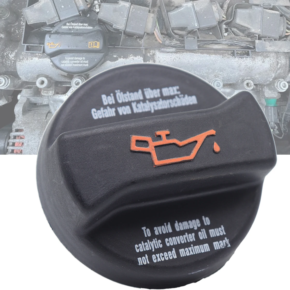 Piezas de Repuesto de enchufe de tapa de tapón de llenado de aceite de ...