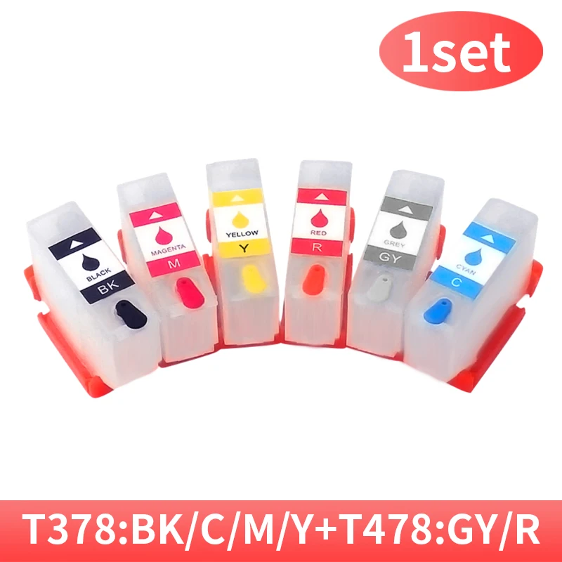 6Color-Europe-T378-T478-XP15000-Refill-Ink-Cartridge-With-ARC-Chip-For ...