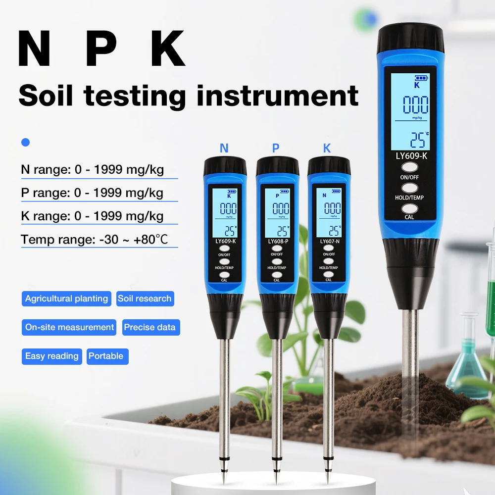 Soil Fertility Nutrients Nitrogen Phosphorus Potassium Detector Soil ...