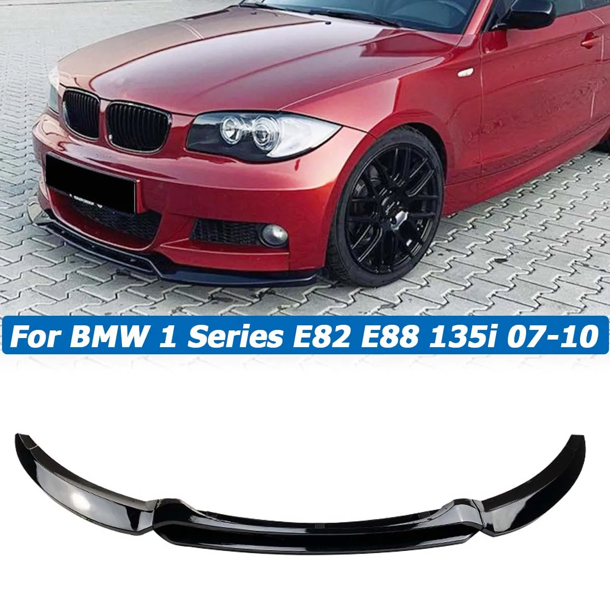 Front Bumper Lip For Bmw 1 Series E82 E88 135i 2007-2010 Splitter ...