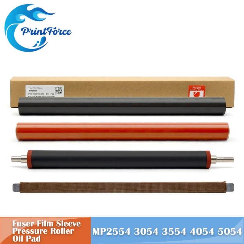 Fuser Fixing Film Sleeve Lower Pressure Roller Oil Pad for Ricoh MP ...