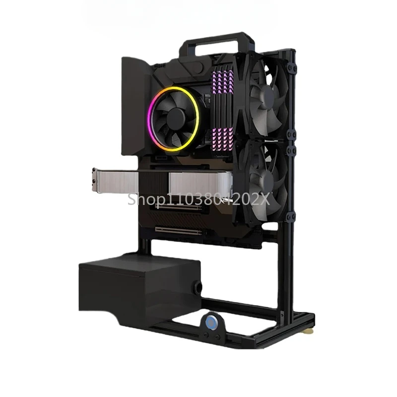 Open-Type-Computer-Case-Frame-Vertical-Chassis-Shelf-DIY-Desktop-Gaming ...