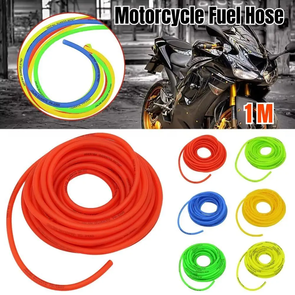 1M Motorcycle Hose Petrol Fuel Line Hose Gas Oil Pipe Tube For Mini ...
