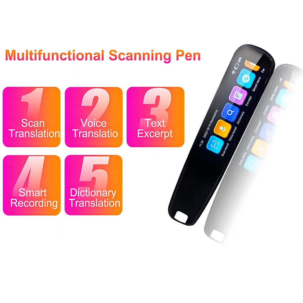 Smart Voice Scan Translator Pen MultifunctionTranslation Real Time 121 ...