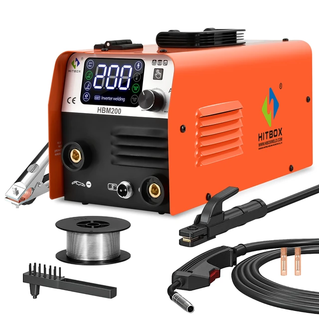 HITBOX IN MIG Welder HBM200 Semi-automatic Welding Machine, 47% OFF