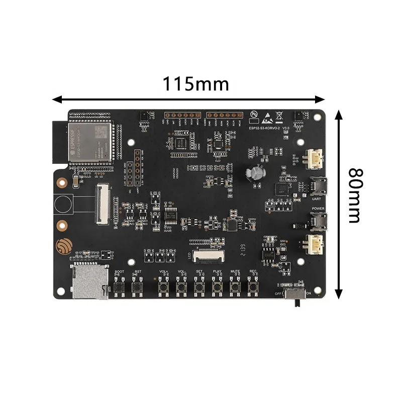 8 MB Flash PSRAM ESP32 S3 çipi ESP32 S3 Korvo 2 multimedya geliştirme ...
