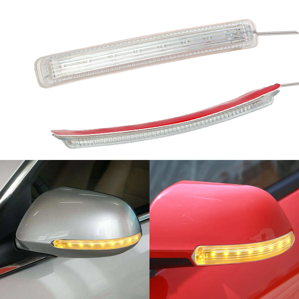FORAUTO-2Pcs-LED-Car-Turn-Signal-Light-Amber-Car-Light-Auto-Rearview ...