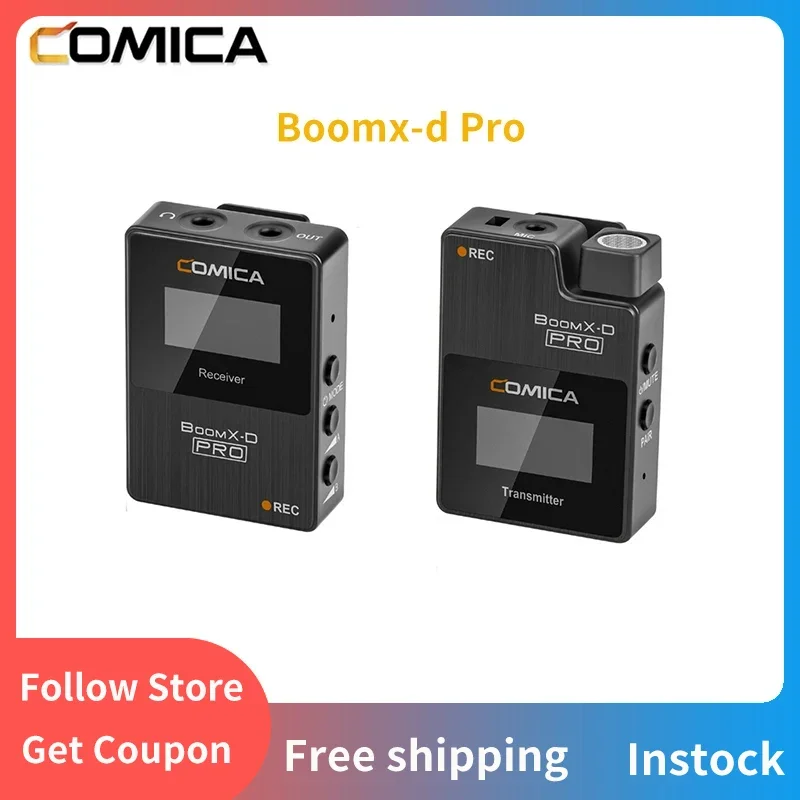 Comica-Boomx-d-Pro-Professional-Wireless-Lavalier-Microphone-2-4G-For ...