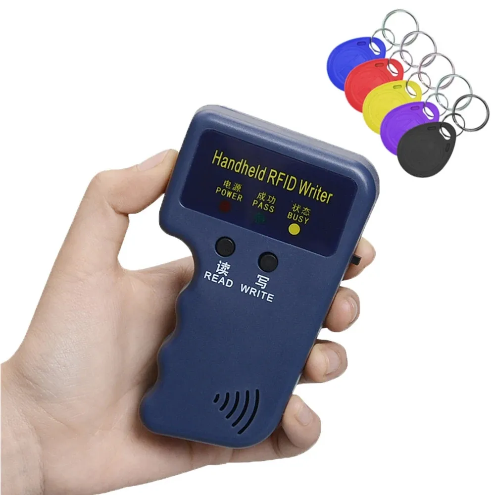 Handheld-Duplicator-RFID-Reader-125Khz-Key-Clone-Write-EM4305-Smart ...