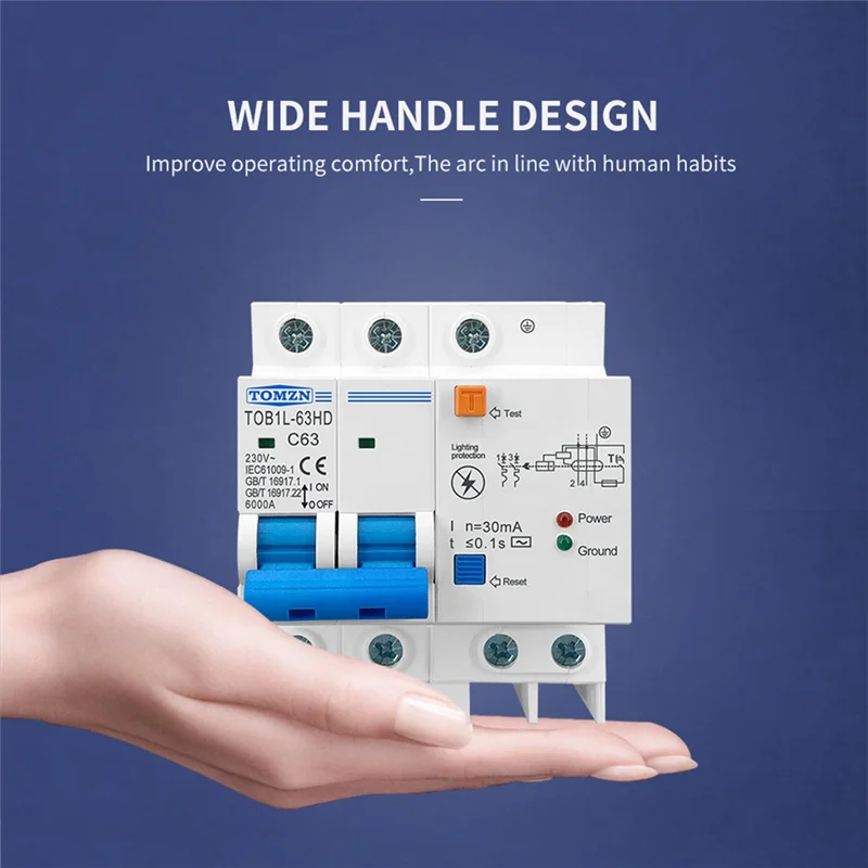 TOMZN-Residual-Current-Circuit-Breaker-Main-Switch-with-Surge-Protector ...