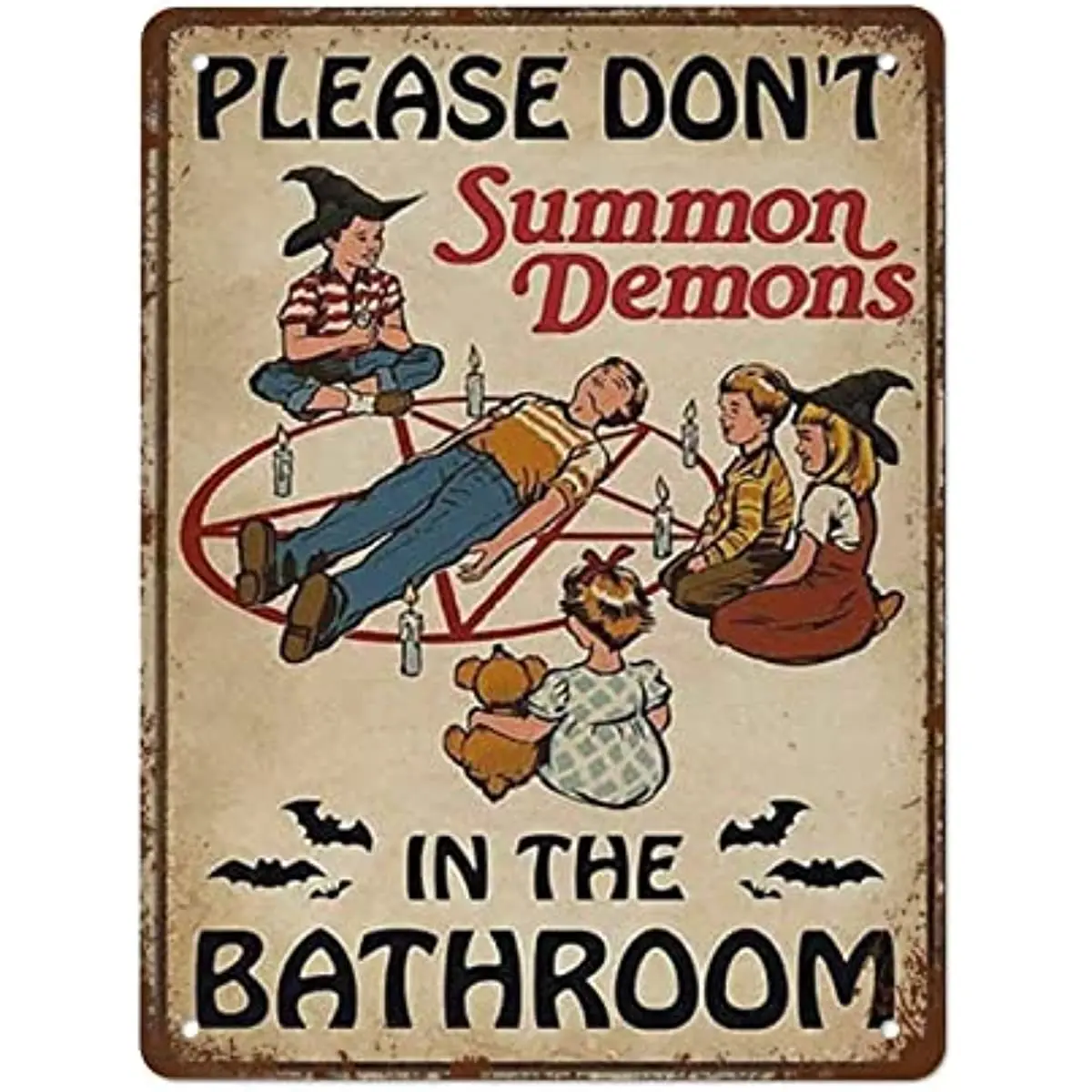 Please-Don-t-Summon-Demons-in-The-Bathroom-Poster-Wrapped-Bathroom ...