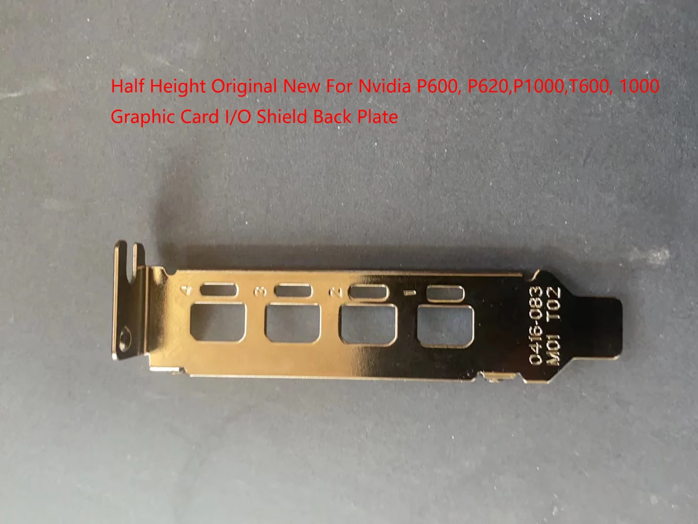 Original-New-For-Nvidia-P600-P620-P1000-T600-T1000-I-O-Shield-Back ...