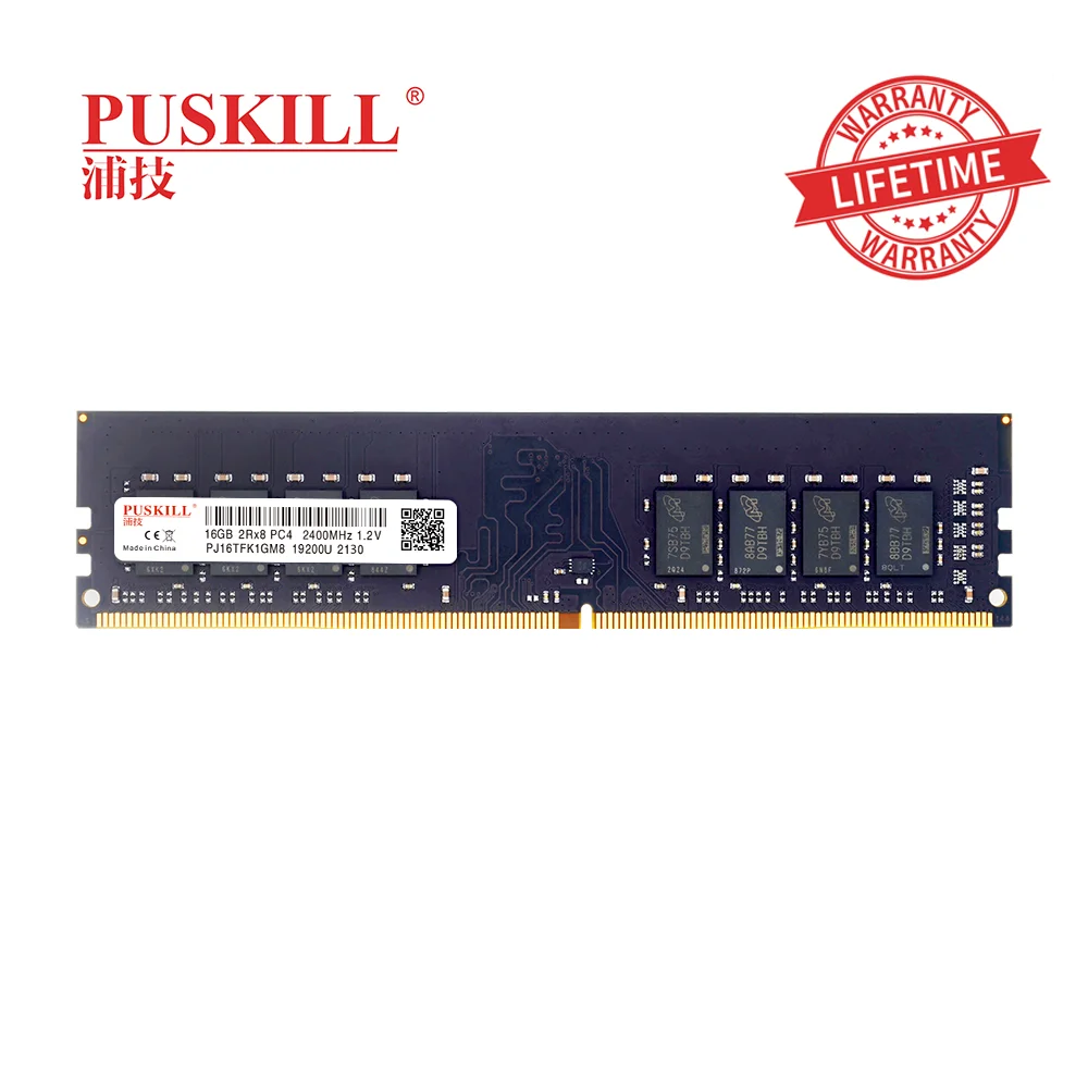 PUSKILL Memoria Ram DDR4 8GB 4GB 16GB 2400mhz 2133 2666mhz UDIMM PC ...