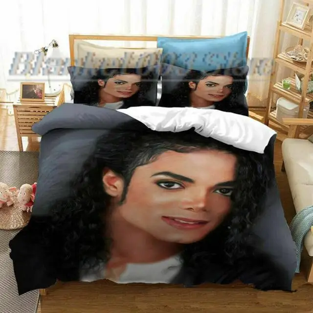 Rock-Star-Michael-Jackson-3D-Printed-Bedding-Set-Duvet-Cover-KING-Queen ...