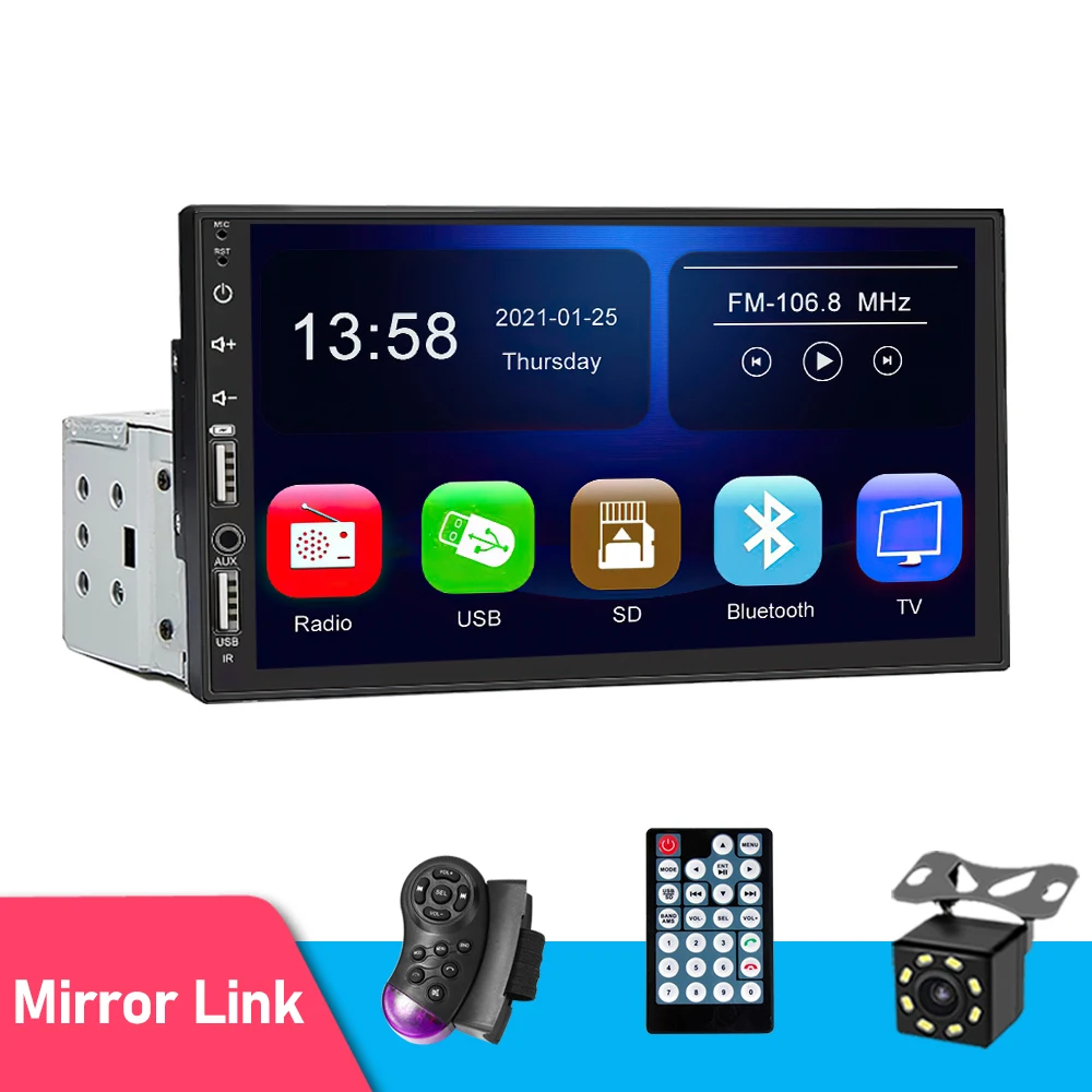Radio-con-Bluetooth-para-coche-reproductor-Multimedia-con-USB-7 ...