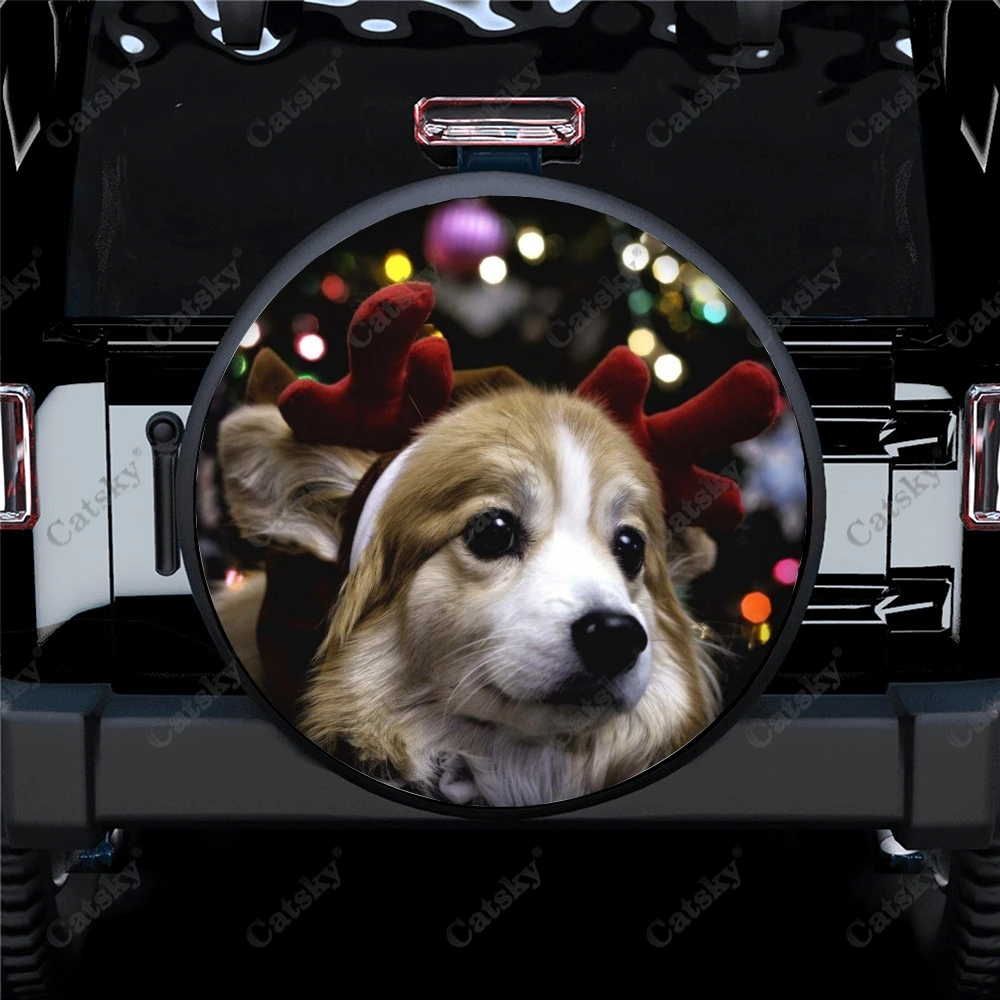 Animal-Christmas-Dog-Car-Spare-Tire-Cover-Tampa-da-roda-imperme-vel ...