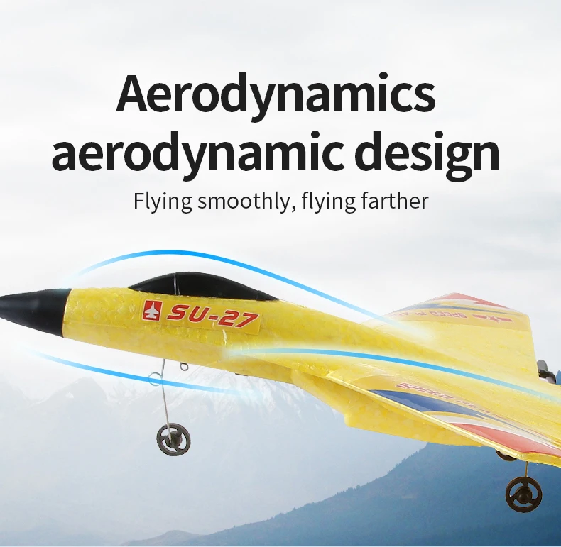RC Aircraft SU27 Plane - 2.4G Radio Control Glider Remote Controlled F ...