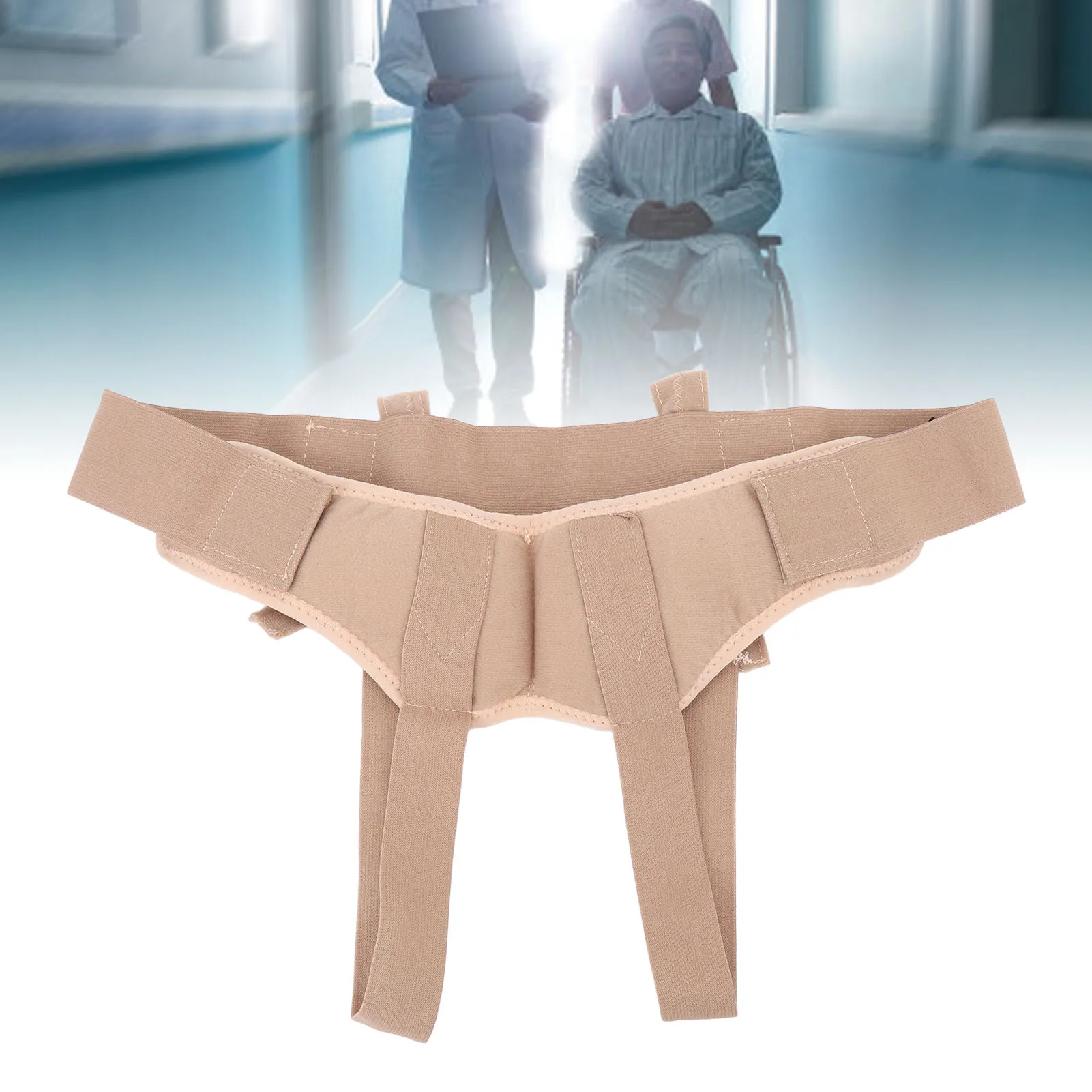 Double-Inguinal-Groin-Hernia-Belt-with-Two-Compression-Foam-Pads-Hernia ...