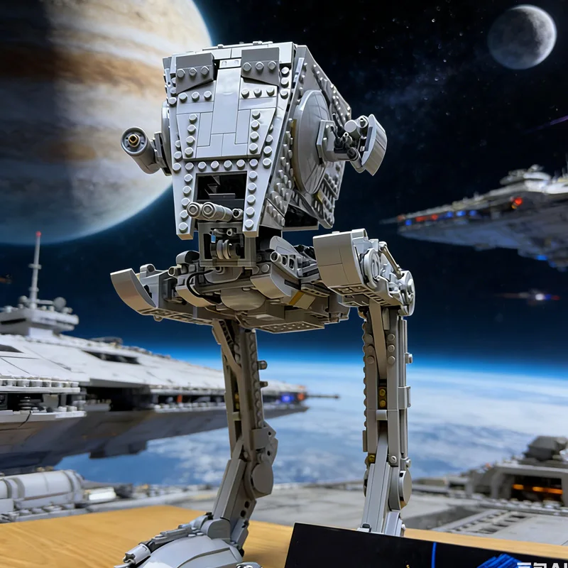 1513pcs Hot Toy UCS AT ST Transport Walker Aircraft 75417 Robot ...