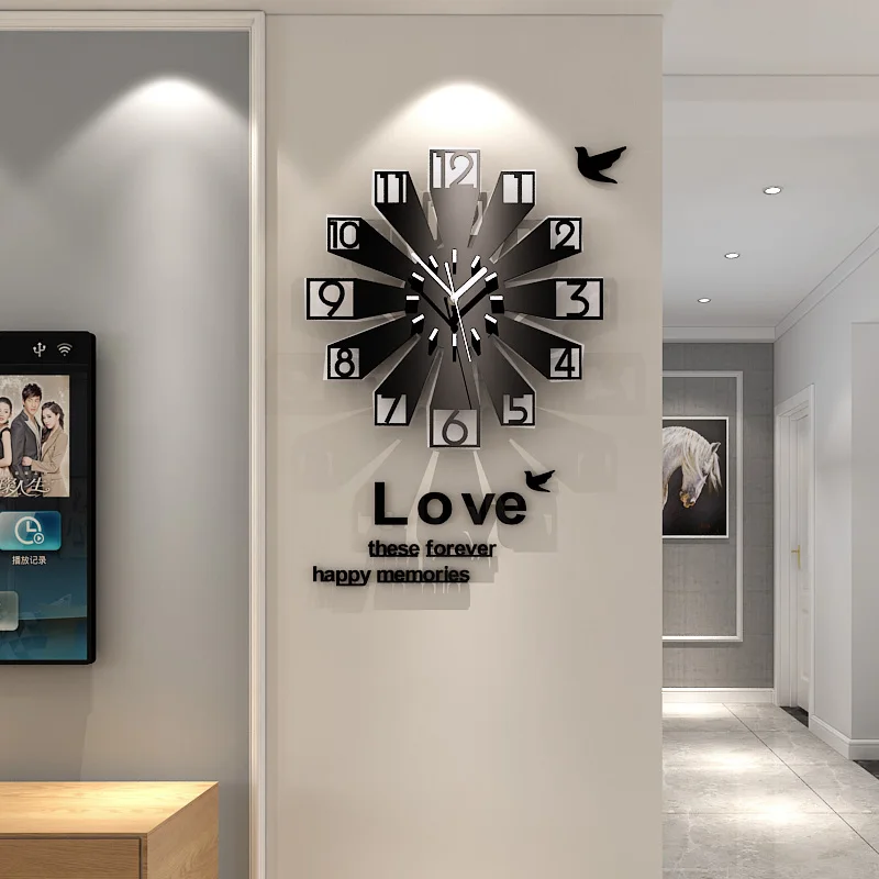Quality-Wall-Clock-Modern-Design-Wall-Watch-Stickers-Wall-Art-Wall ...