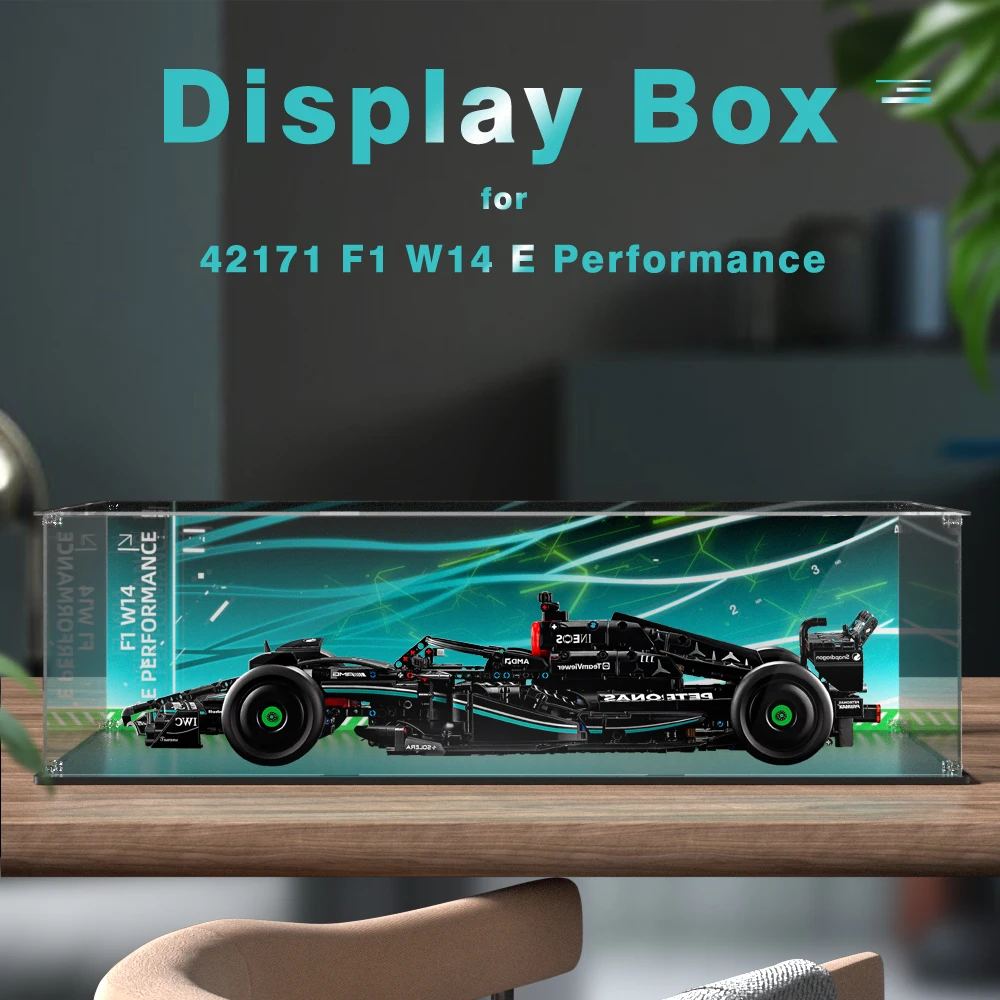 Acrylic-Display-Box-for-Mercedes-F1-Race-Car-Dustproof-Clear-Display ...