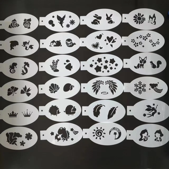Bluey Face Painting Stencil How To Face Paint With Stencils, 43% OFF