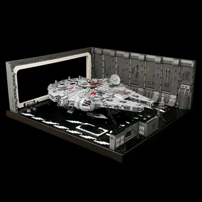 New 7805Pcs Famous Star Battle Movie Moc Big Docking Bay 327 Model ...