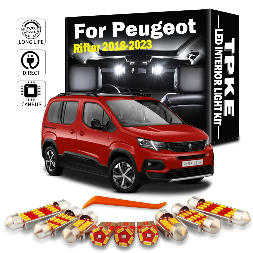 TPKE-12Pcs-Canbus-Interior-LED-Bulbs-Dome-Reading-Trunk-Light-Kit-For ...