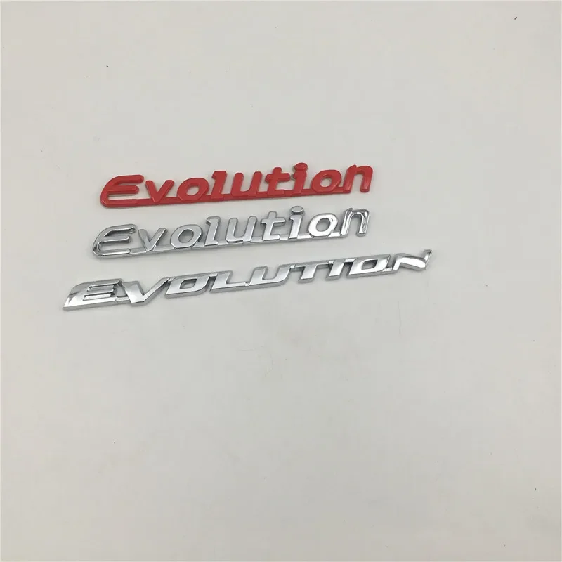For Lancer Evolution Emblem Badge Logo Rear Trunk Lid Nameplate Auto ...