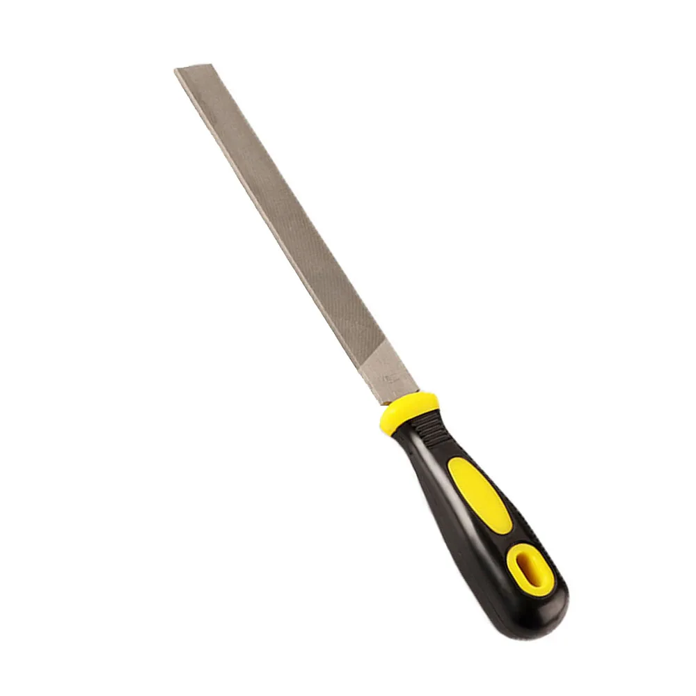 T12 High-Carbon Steel Flat Metal File Rubber Handle Metal Files for ...