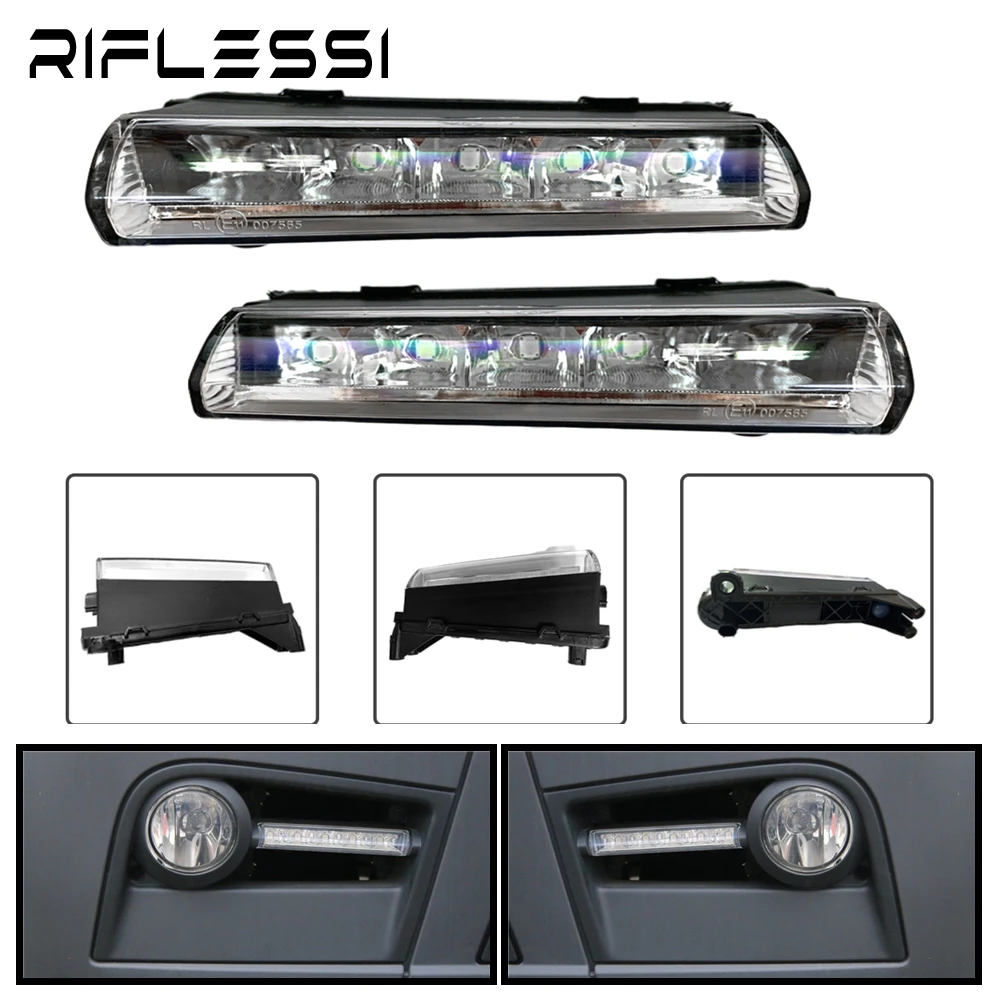 24v Led Daytime Running Lights For Mercedes Benz Actros Mp4 Truck Drl ...