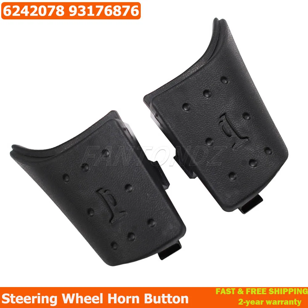 1Pair Steering Wheel Horn Button Left Right For Vauxhall Opel 6242078 ...