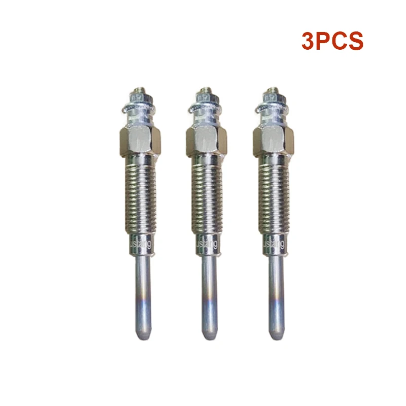 3pc Glow Plug set MM43214801 30L66-00302 for Mitsubishi L2A L2C L2E L3A ...
